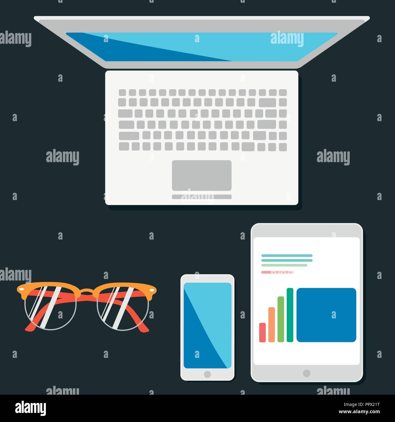 Work pc Stock Vector Images - Alamy