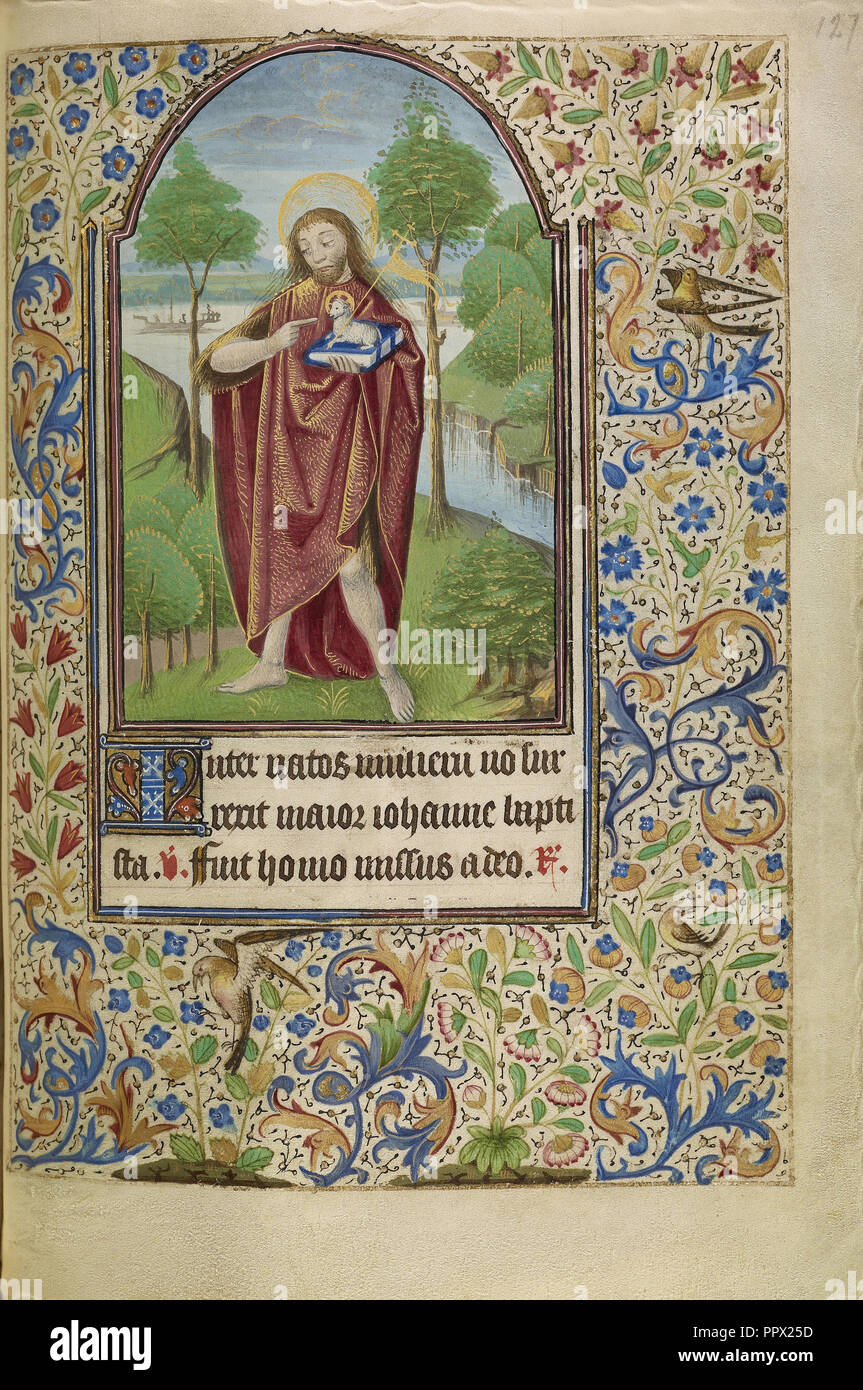 Saint john the baptist pointing to the lamb of god hi-res stock photography and images - Alamy