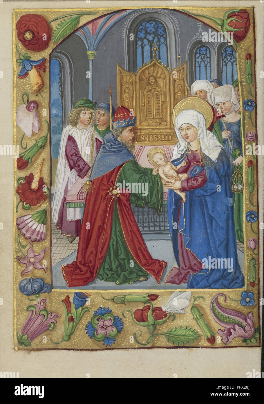 The Presentation in the Temple; Strasbourg, France; early 16th century ...