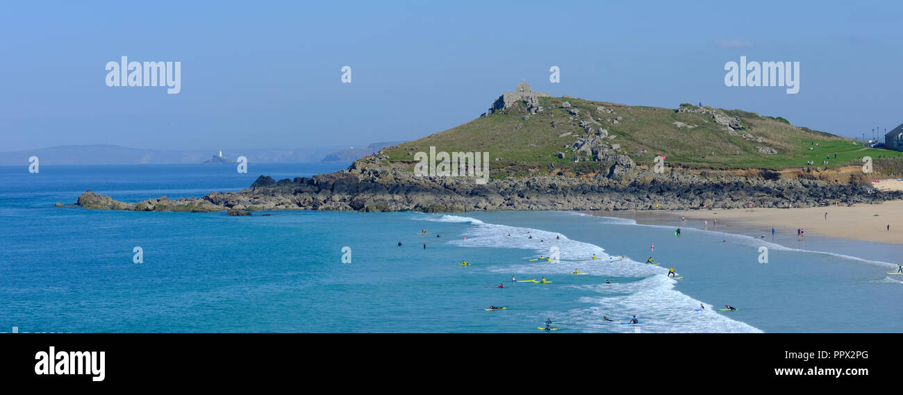 The Island St.Ives Stock Photo - Alamy