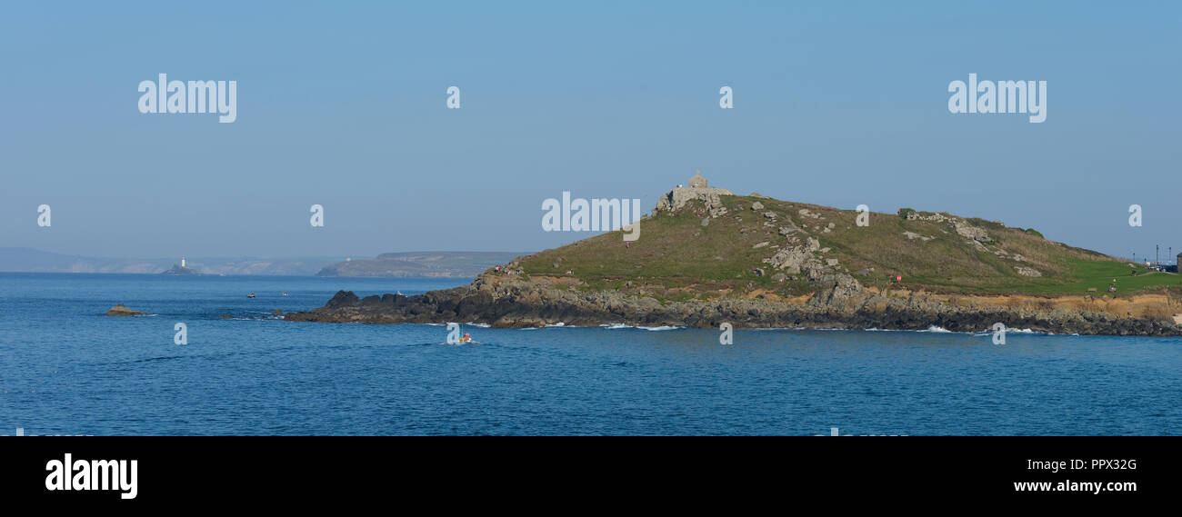 The Island St.Ives Stock Photo - Alamy