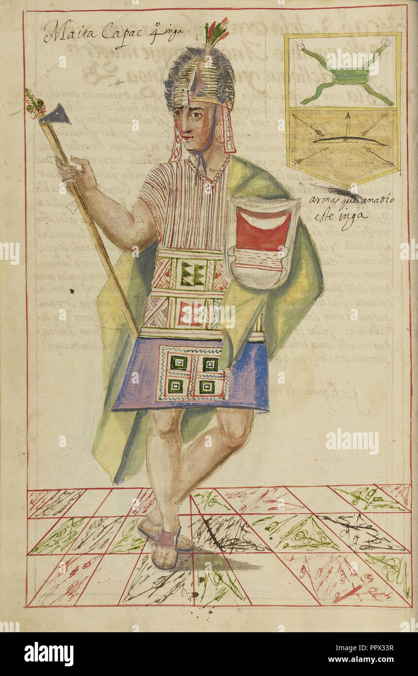 Mayta Capac; La Plata, Bolivia; completed in 1616; Ms. Ludwig XIII 16 ...