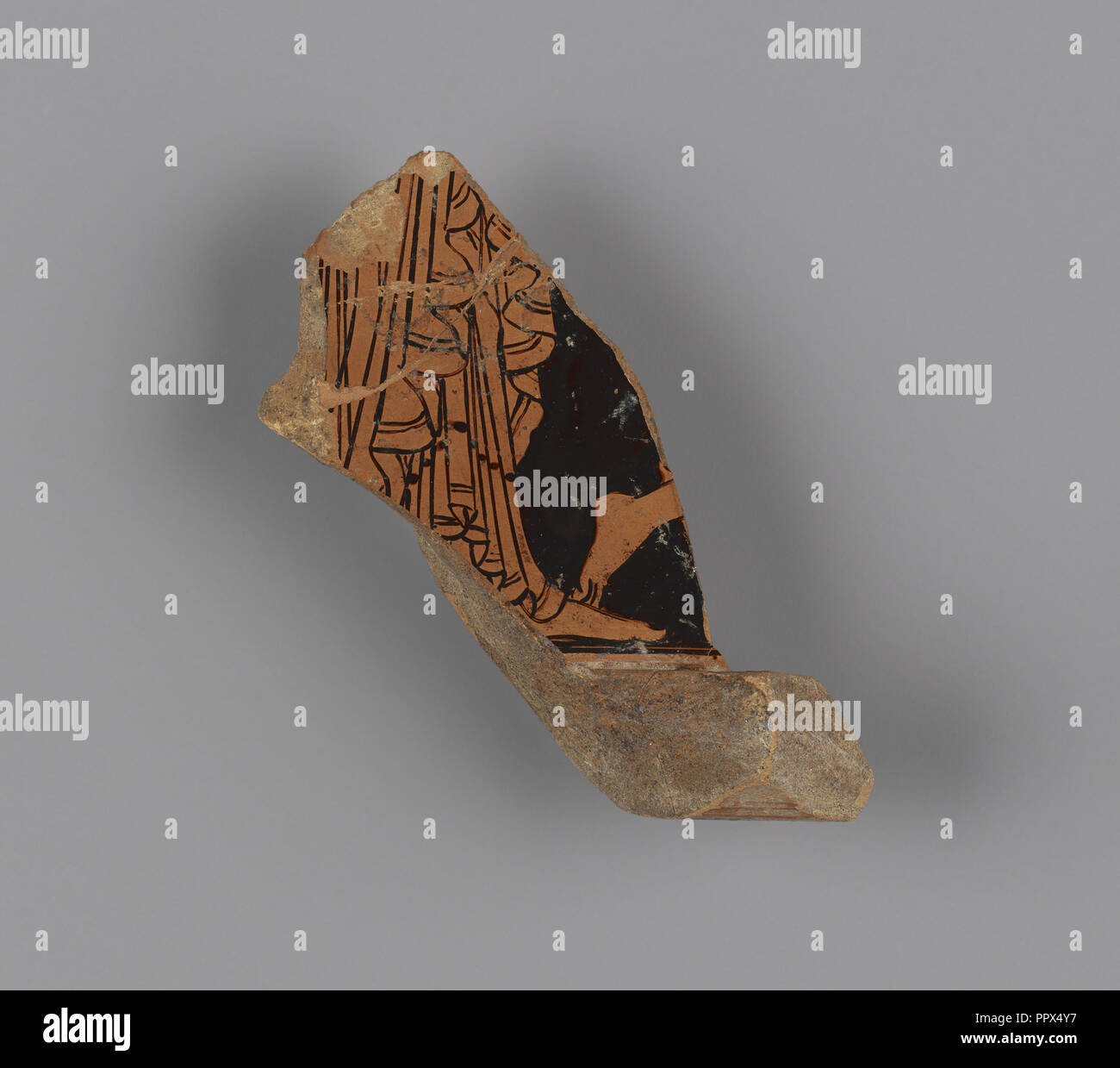 Red-Figure Volute Krater Fragment; Attributed to the Kleophrades ...