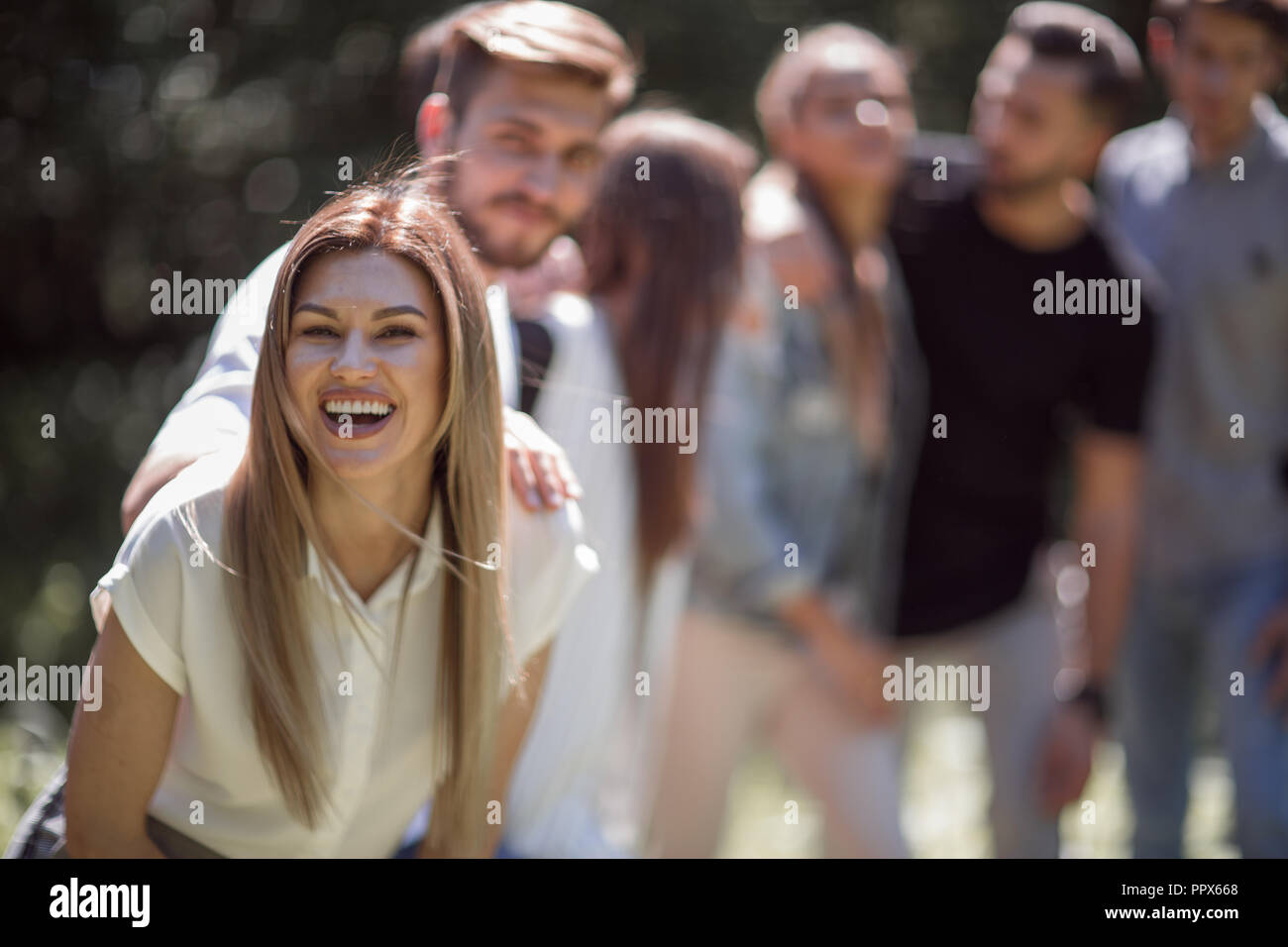 background image of a group of like-minded friends Stock Photo - Alamy