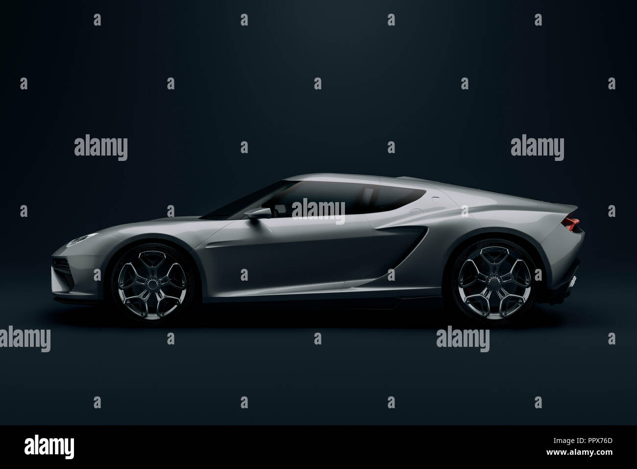 3d sport car, studio render Stock Photo - Alamy