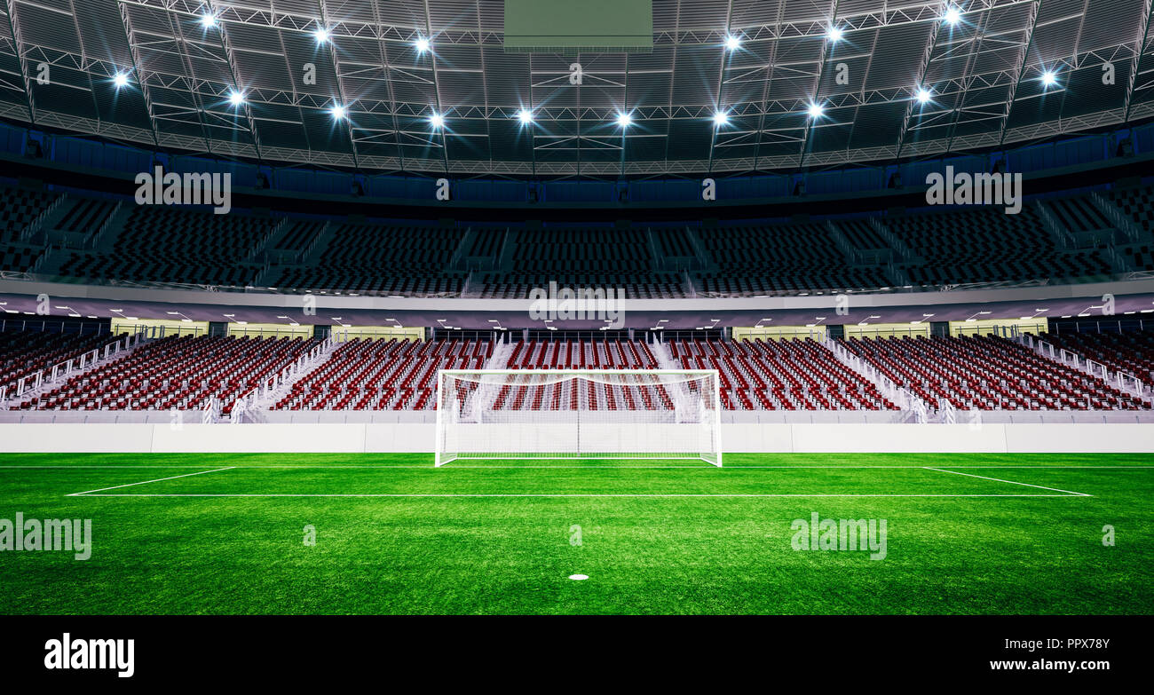 3d stadium field render Stock Photo - Alamy