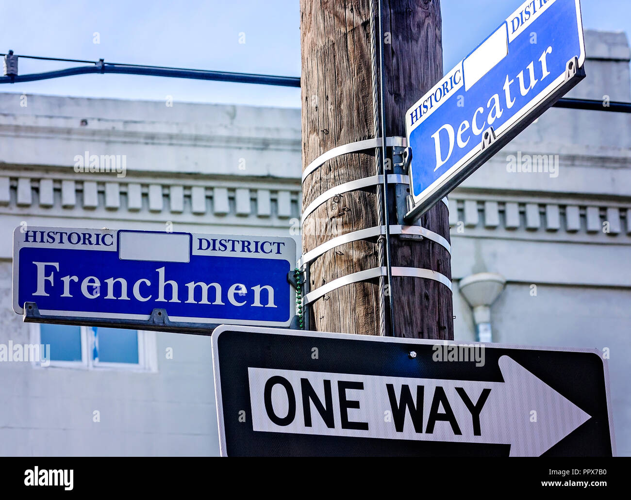 New orleans decatur street hi-res stock photography and images - Alamy