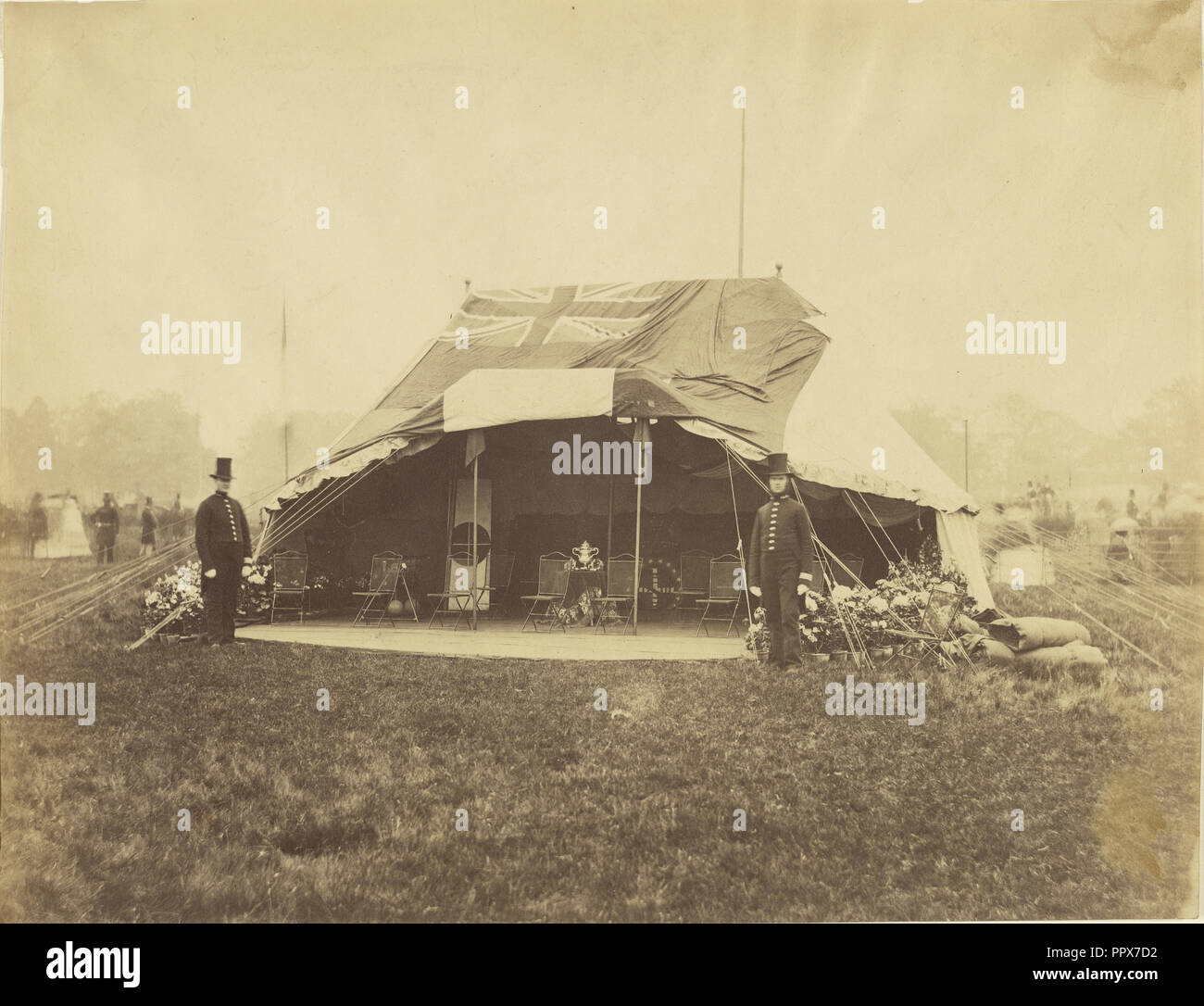 Queen Victoria's Pavillion; Roger Fenton, English, 1819 - 1869, July ...