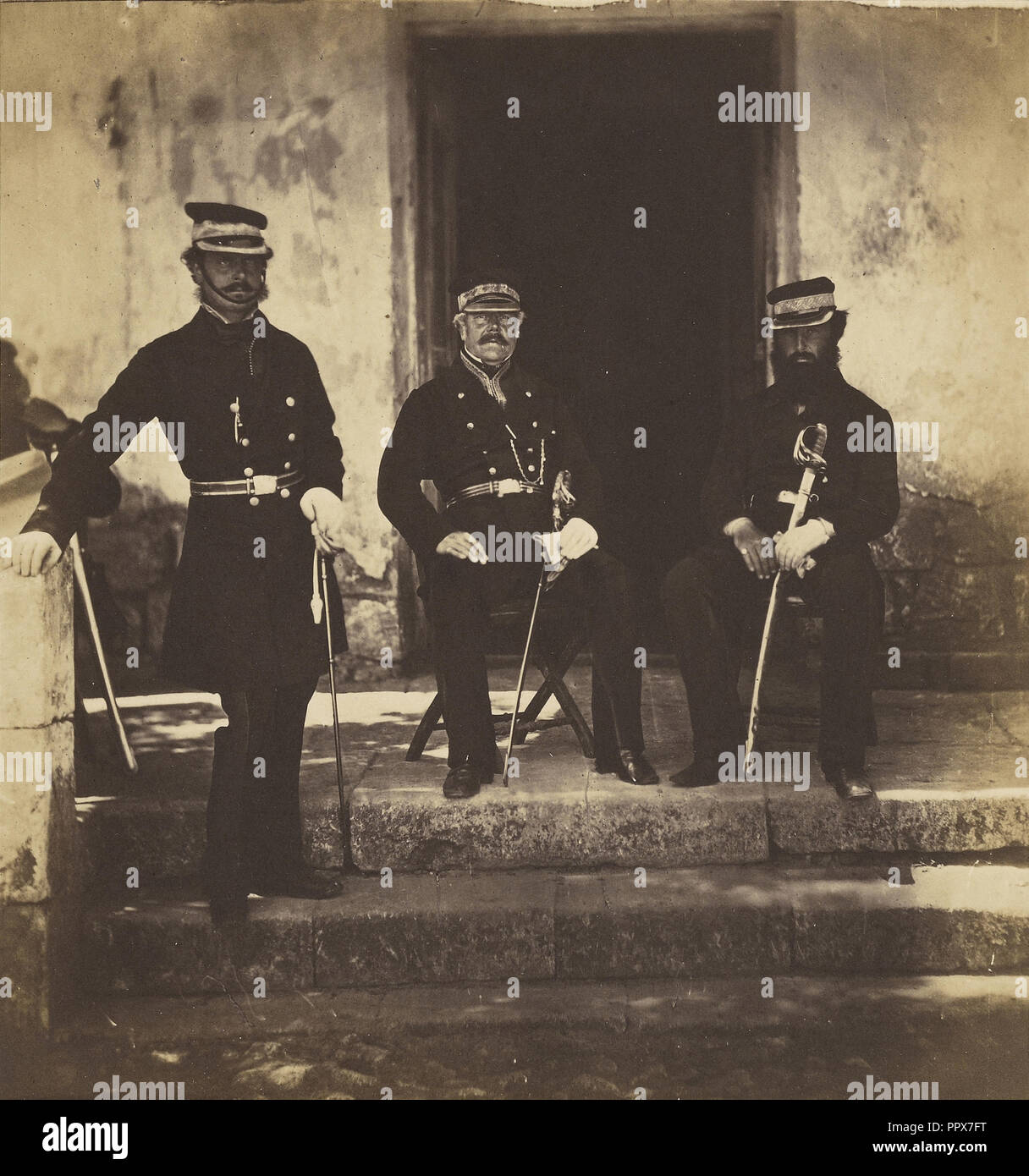 Major General Lockyer, and Two of his Staff; Roger Fenton, English ...