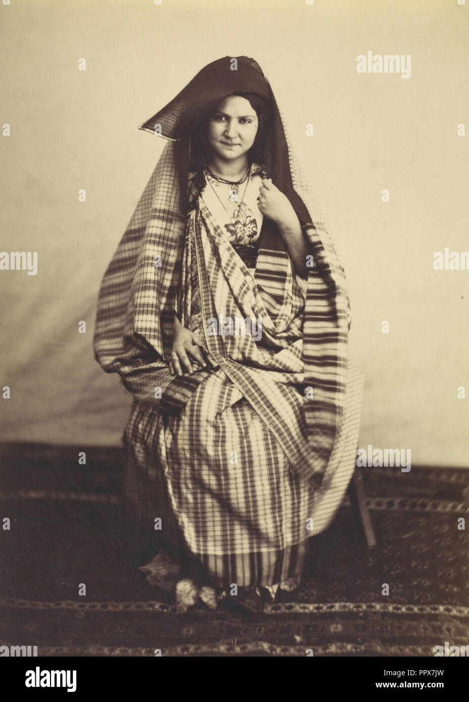 Female Costume Study; Roger Fenton, English, 1819 - 1869, 1858; Albumen ...