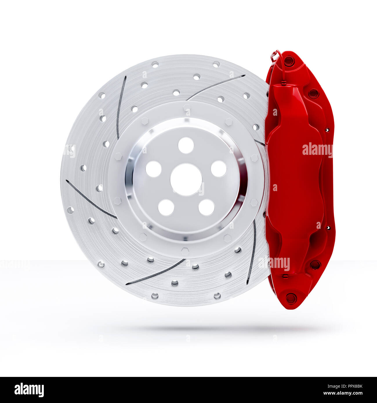 Car brake caliper Cut Out Stock Images & Pictures - Alamy
