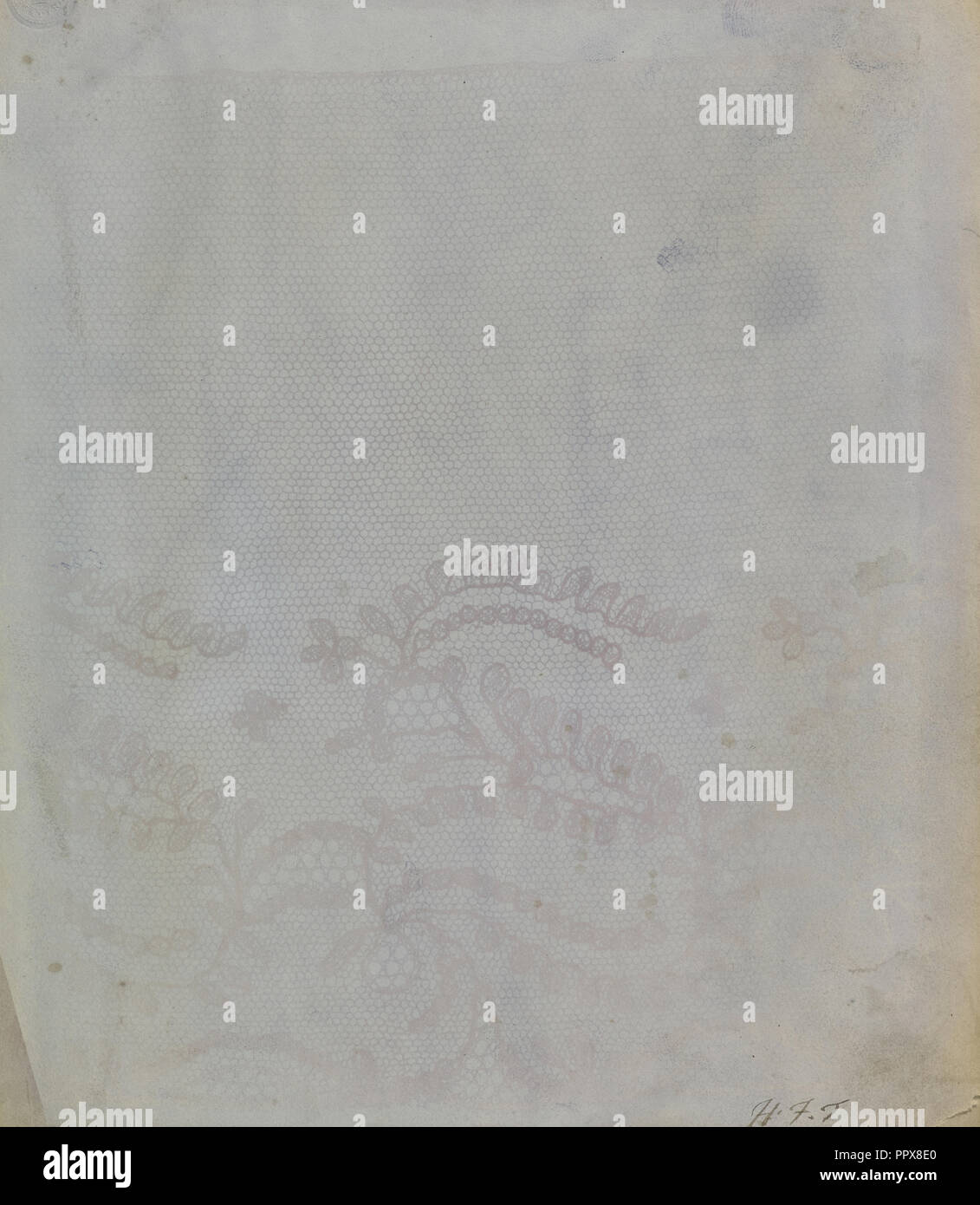 A Fragment of Lace; William Henry Fox Talbot, English, 1800 - 1877 ...