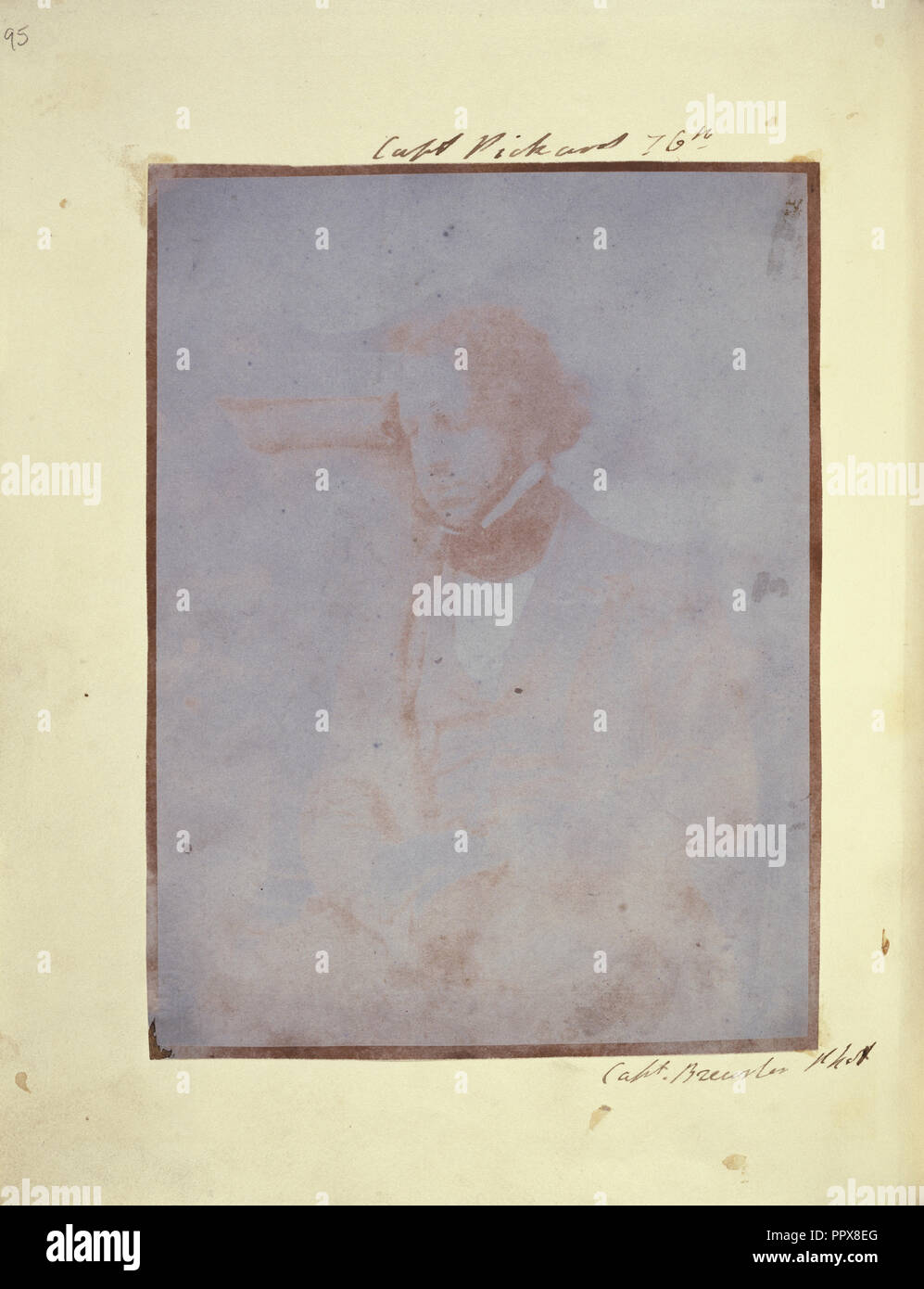 Portrait of Captain Pickard; Capt. Henry Craigie Brewster, British ...