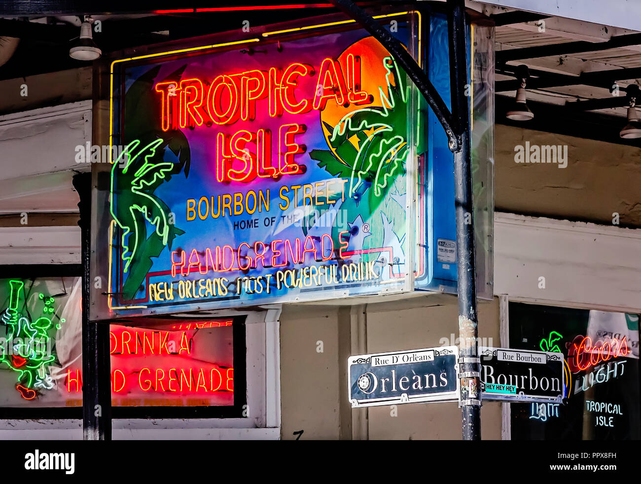 New orleans most powerful drink hi-res stock photography and images - Alamy