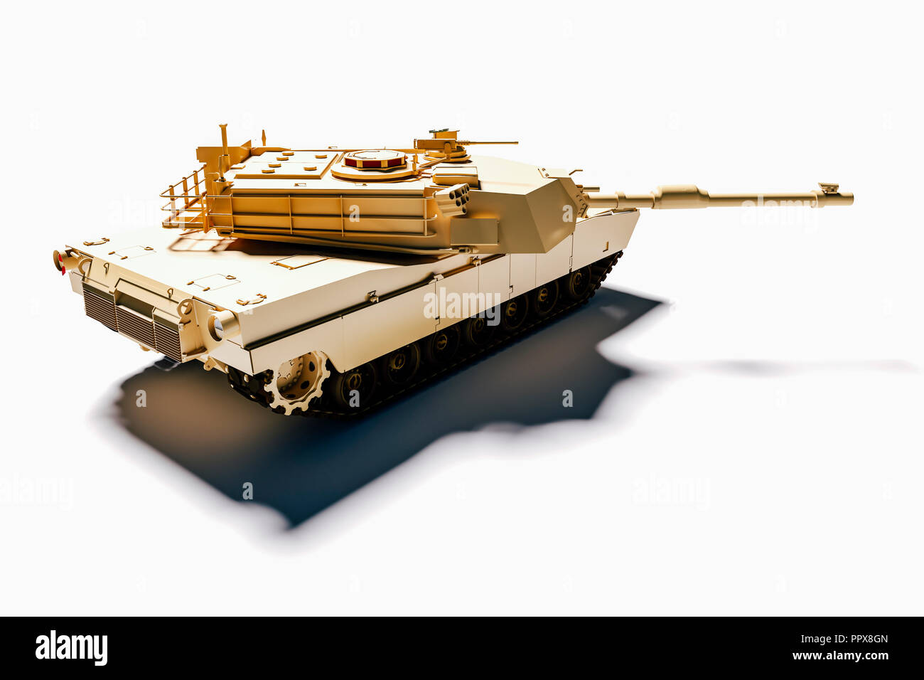 Modern military tank on Cut Out Stock Images & Pictures - Alamy