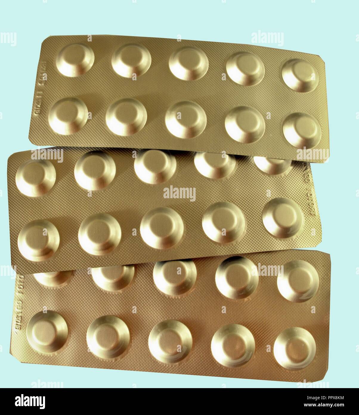 Packaging of tablets intended for medical purposes Stock Photo - Alamy