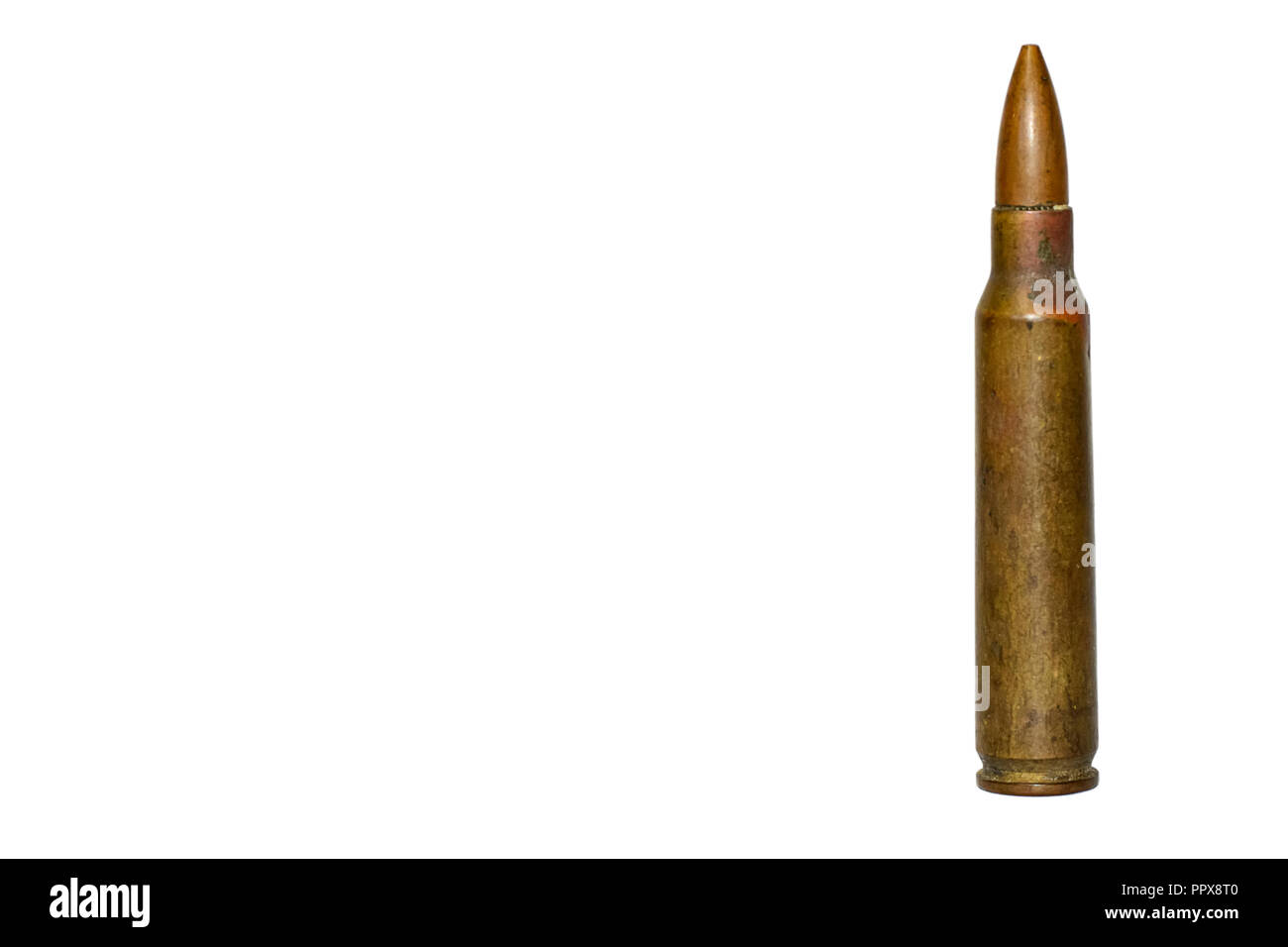 The gunshot or bullets on a white background Stock Photo - Alamy