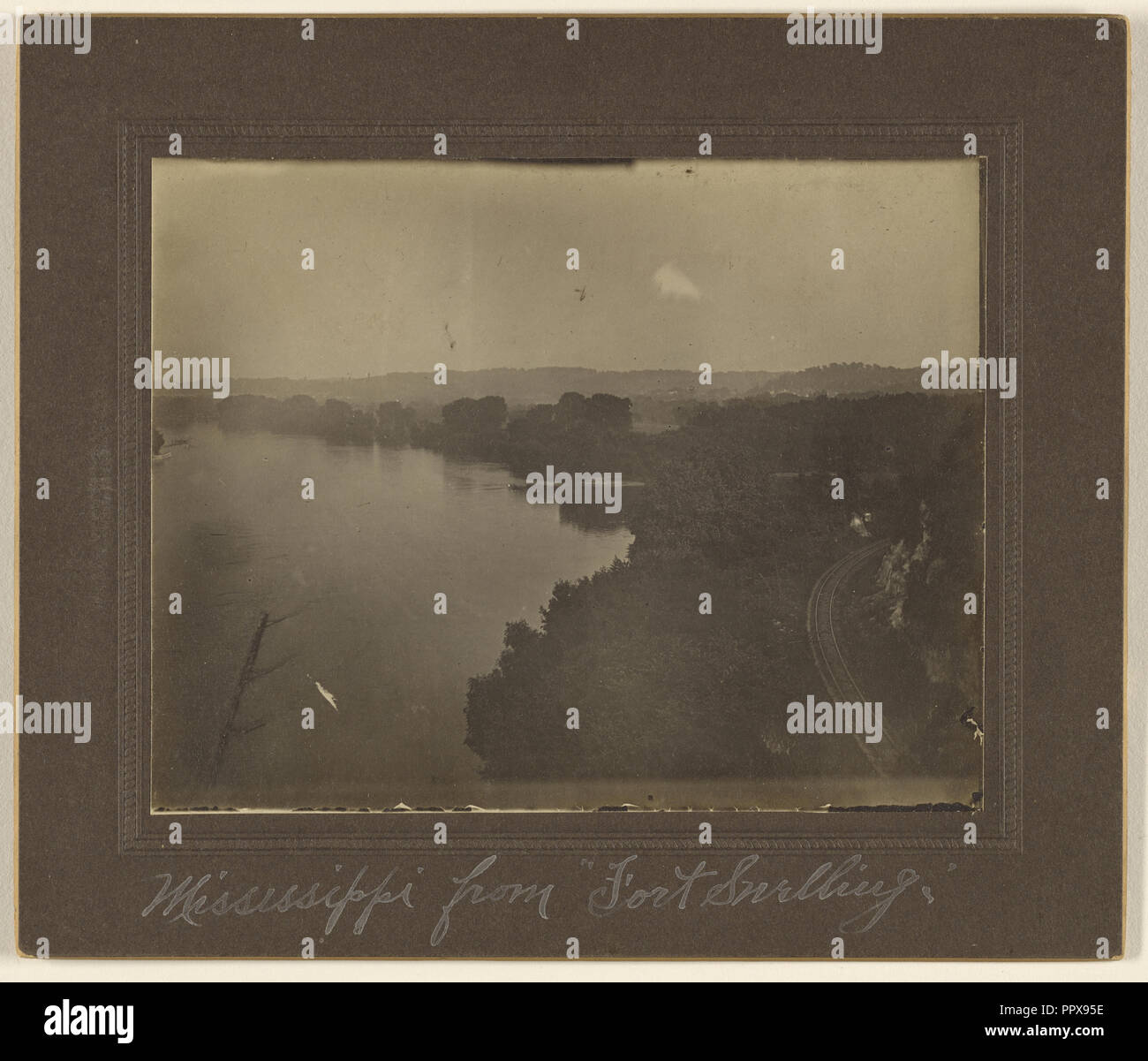Mississippi from Fort Snelling; American; about 1920; Gelatin silver ...