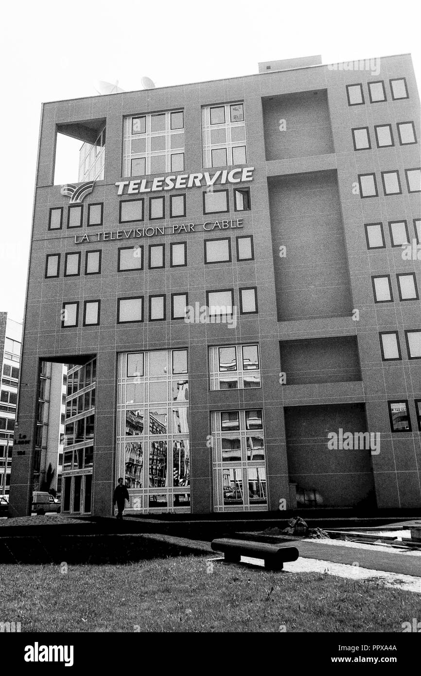 Teleservice, Wire Television Company, Lyon, France Stock Photo - Alamy