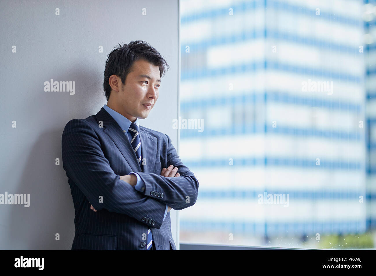 Japanese businessman in the office Stock Photo - Alamy