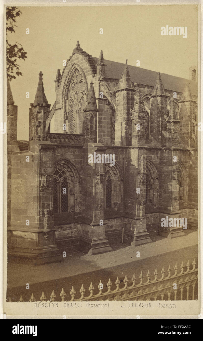 Rosslyn Chapel, Exterior, John Thomson, Scottish, 1837 - 1921, October ...