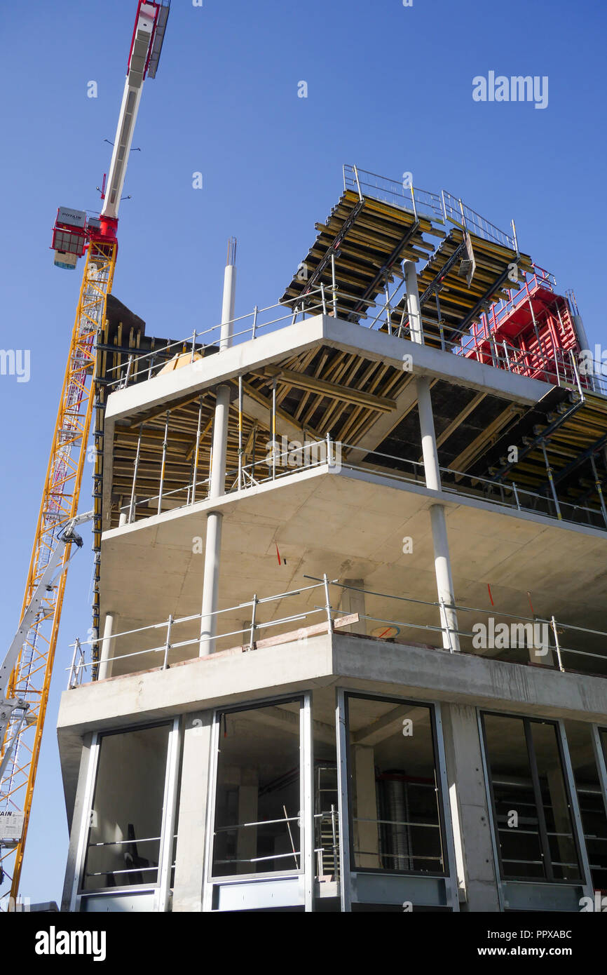 Ongoing building construction, Lyon, France Stock Photo - Alamy