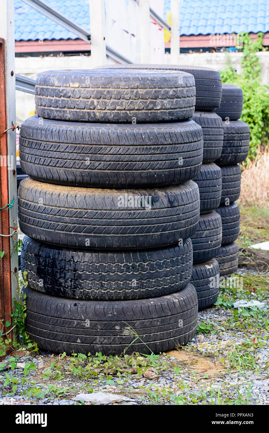 Tyre isolated in field hi-res stock photography and images - Alamy