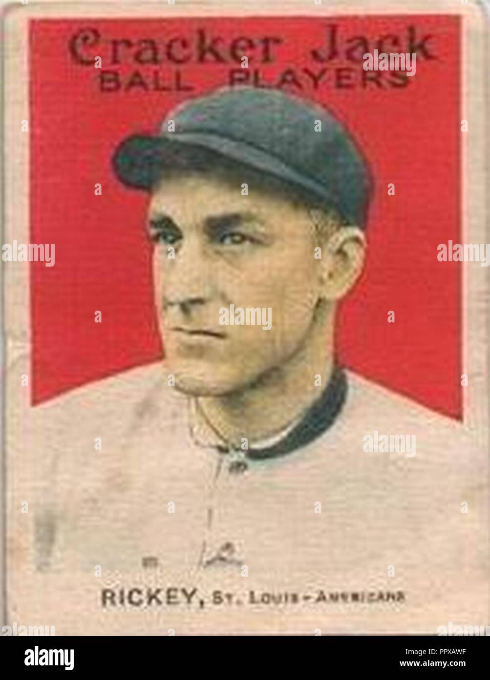 Branch Rickey (1914 baseball card Stock Photo - Alamy