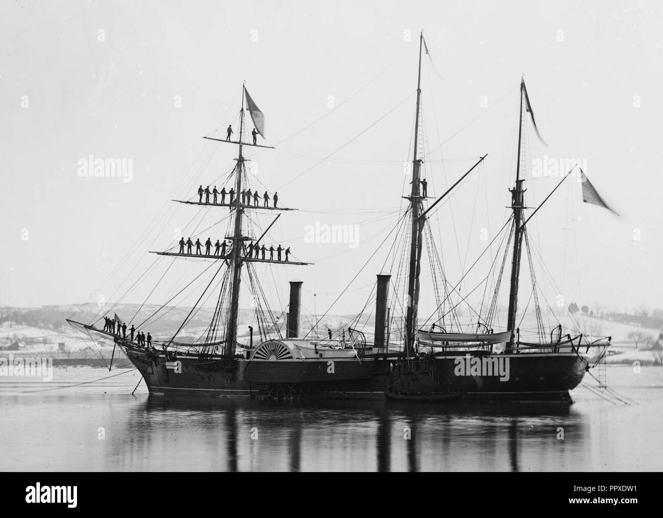 Brazilian Steam Frigate Stock Photo - Alamy