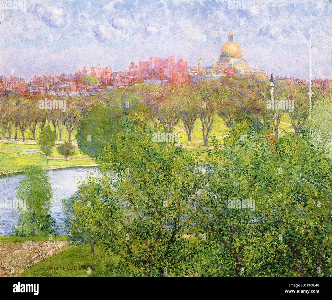Breck The gilded dome, spring Stock Photo - Alamy
