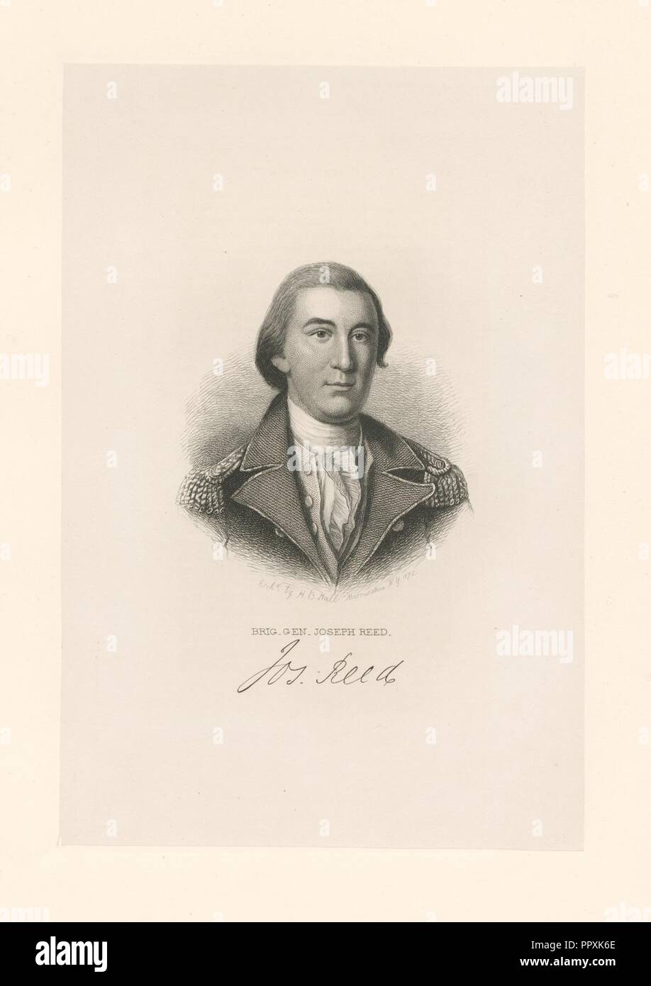 Brig. Gen. Joseph Reed Stock Photo - Alamy