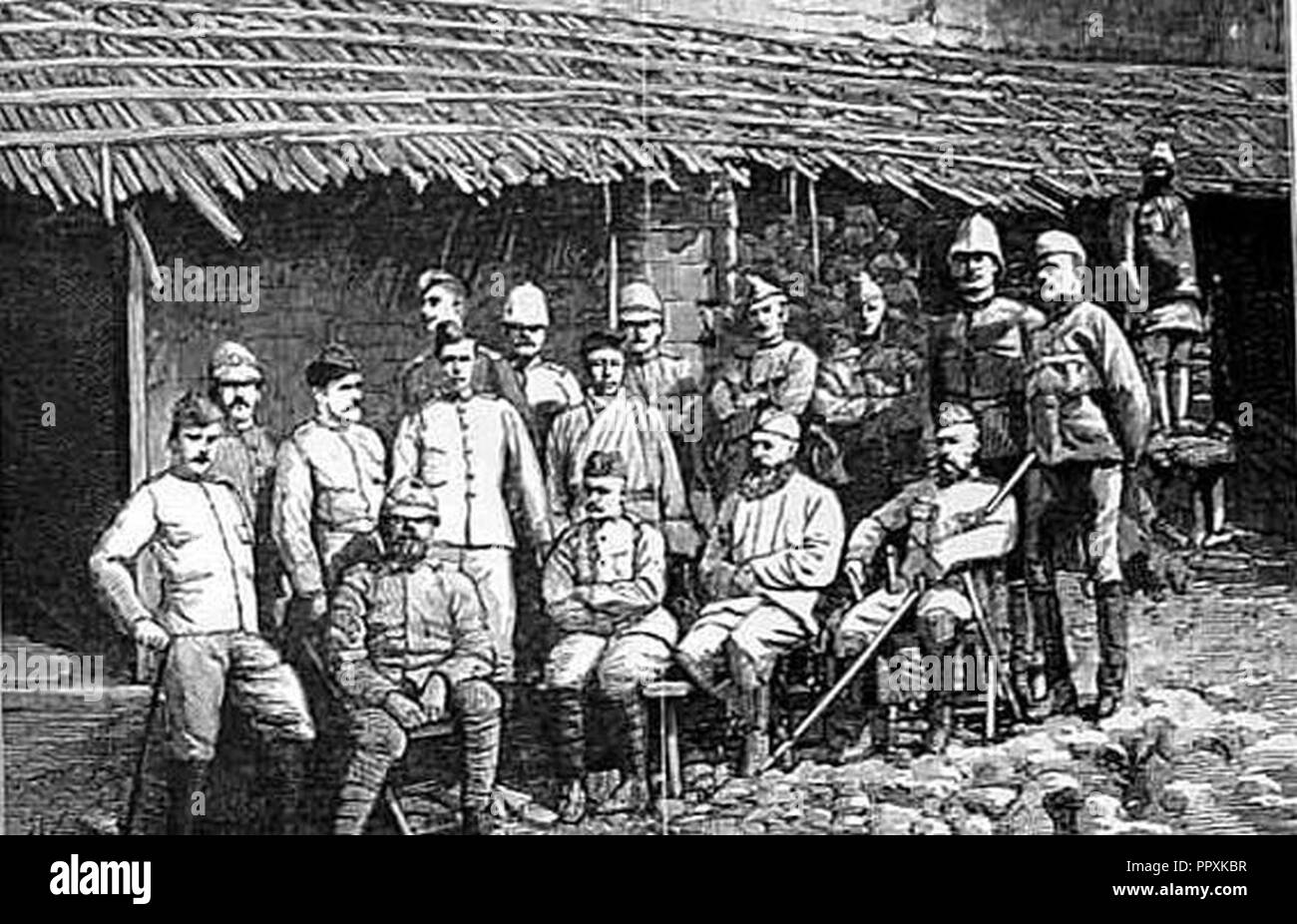 Brigadier general graham and others Stock Photo - Alamy