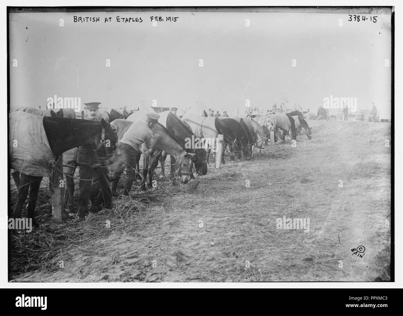 British at Etaples, Feb. 1915 Stock Photo - Alamy