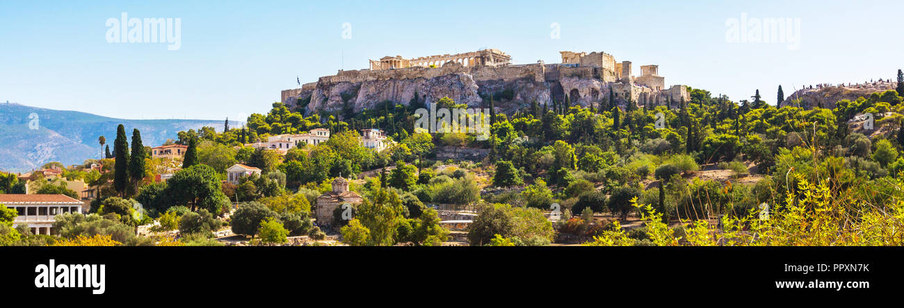 Acropolis athens aerial hi-res stock photography and images - Alamy