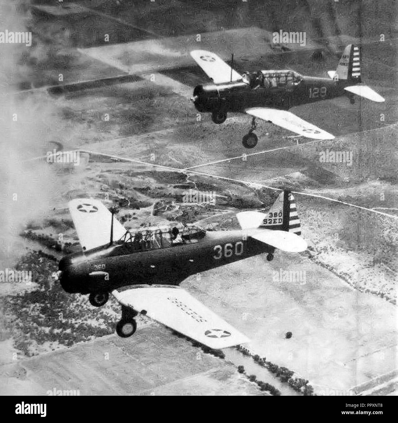 British Flight Training School No 1 - BT-14 and BT-13 Two-Ship ...
