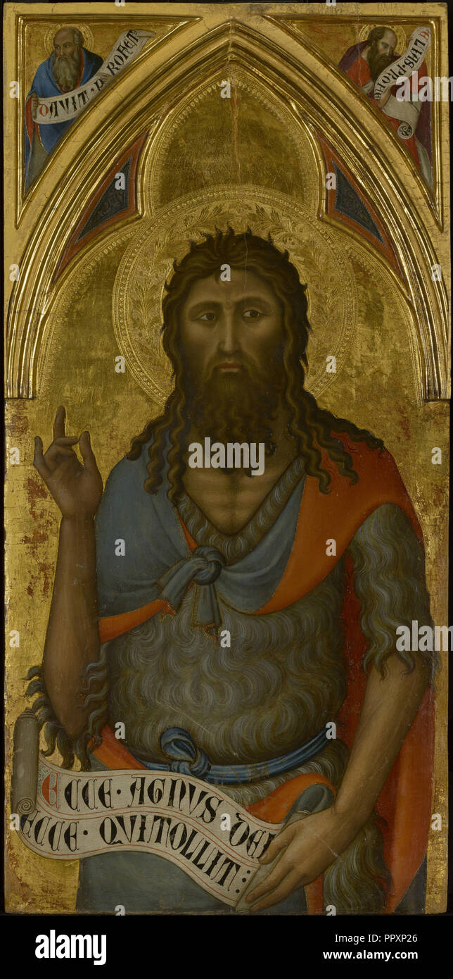 Saint John the Baptist; Luca di Tommè, Italian, active 1355 - 1389 ...