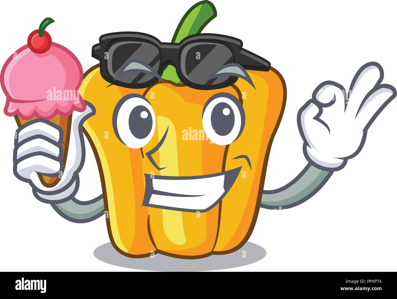 Chillies ice Stock Vector Images - Alamy