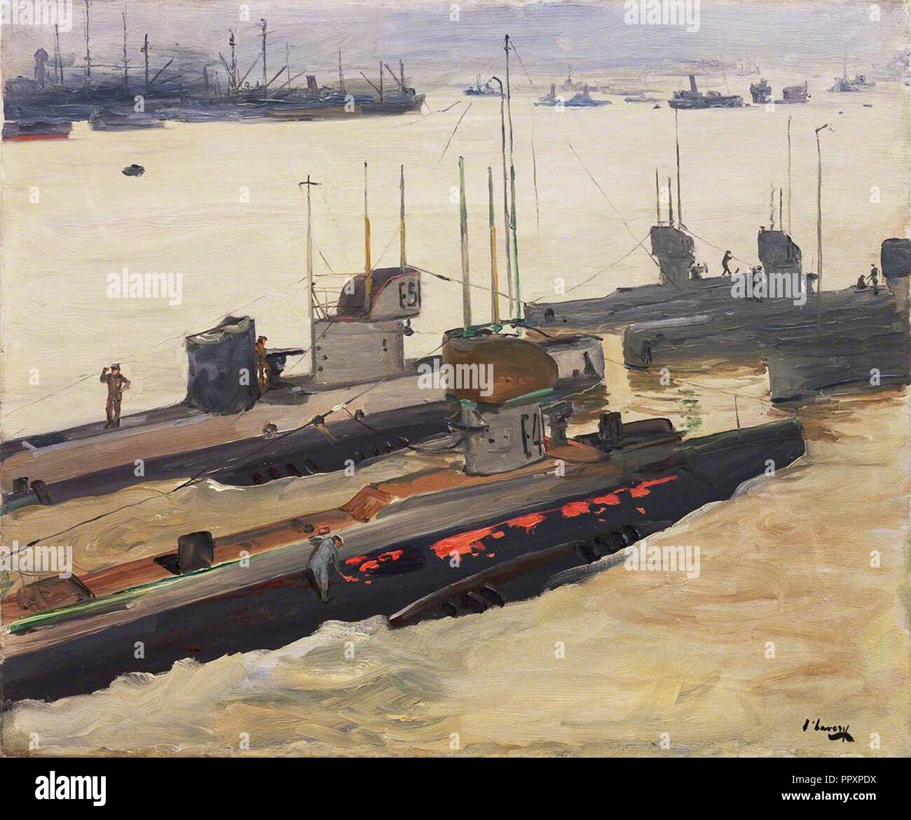 Mine laying submarines hi-res stock photography and images - Alamy