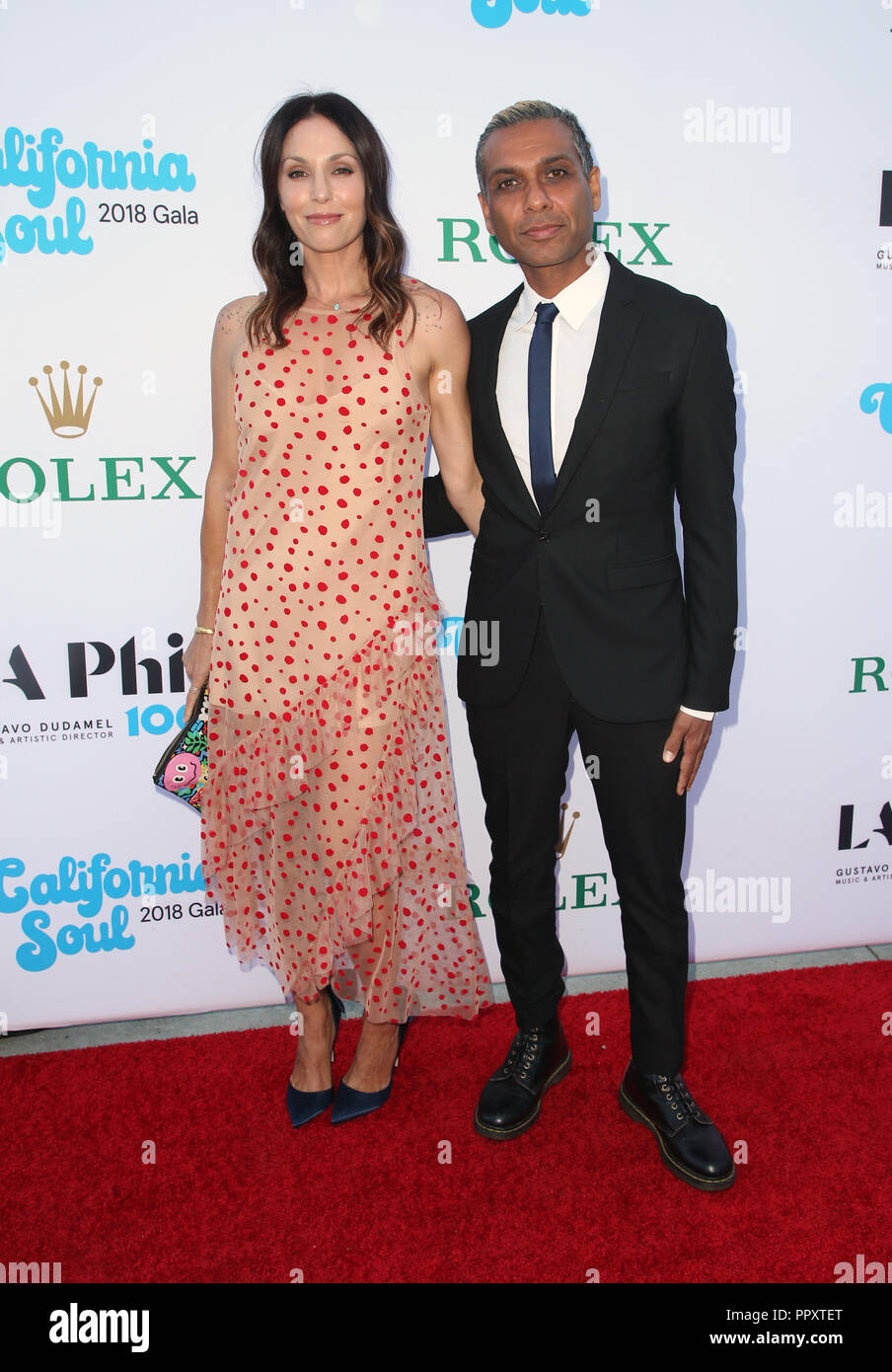 Los Angeles, Ca, USA. 27th Sep, 2018. Tony Kanal, Erin Lokitz, at Los ...