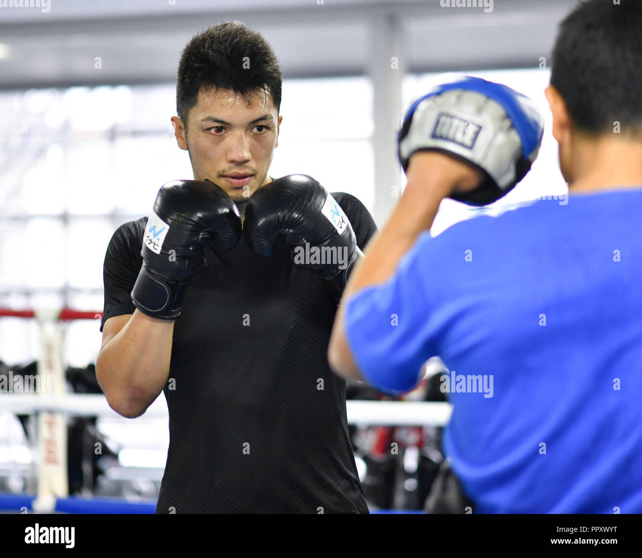 Tokyo, Japan. 27th Sep, 2018. (L-R) Ryota Murata, Sendai Tanaka Boxing : Ryota Murata of Japan ...