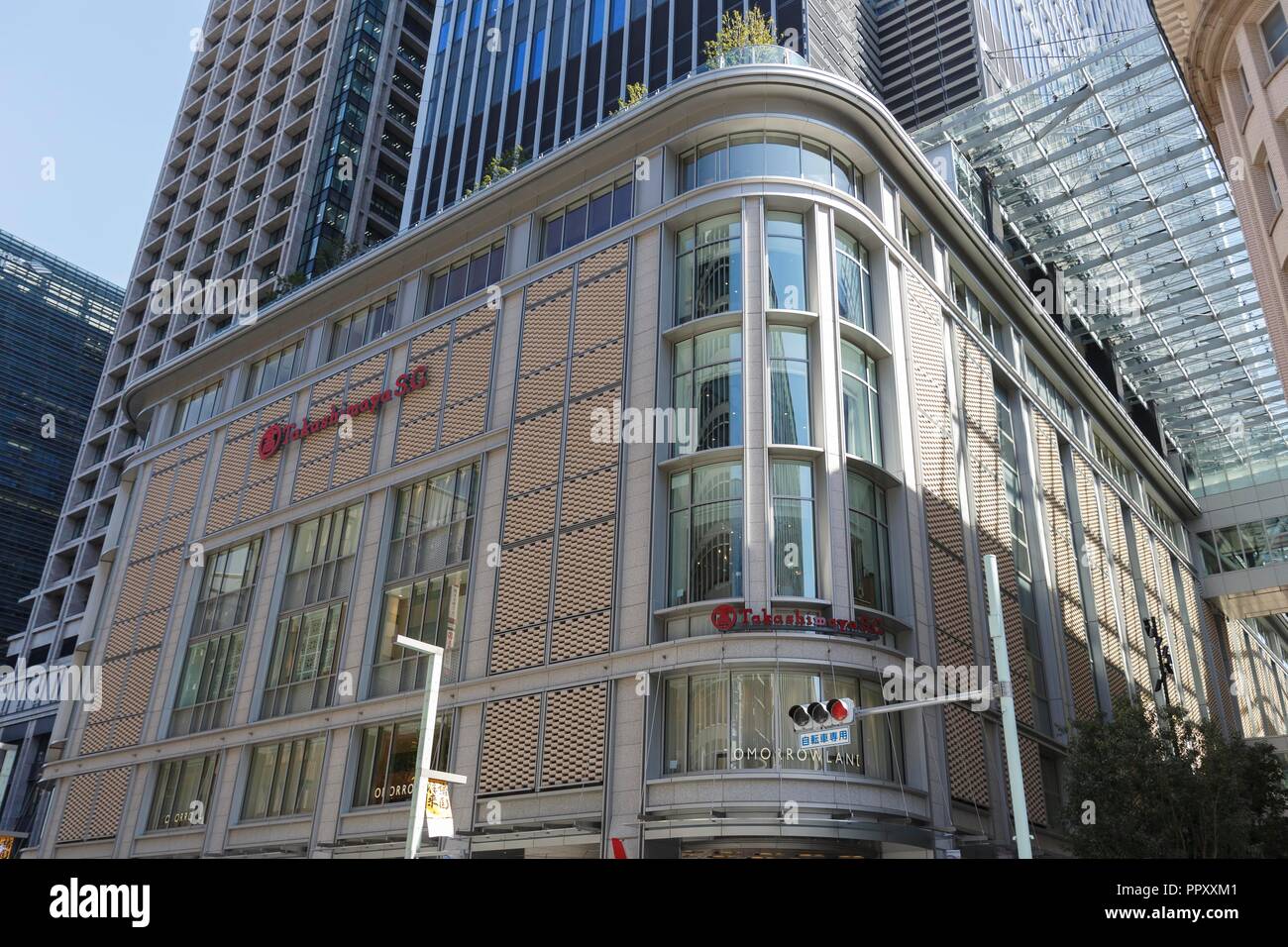 A view of the new wing of Takashimaya Department Store in Nihonbashi on ...