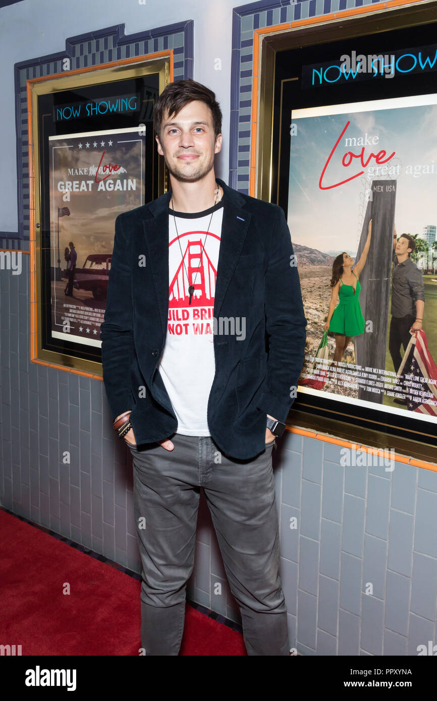 Los Angeles, USA. 27th September, 2018. Lead actor David Haack ('Chris ...