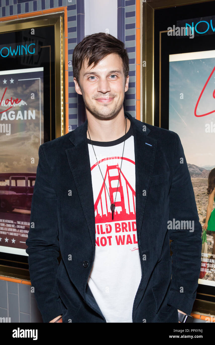 Los Angeles, USA. 27th September, 2018. Lead actor David Haack ('Chris ...