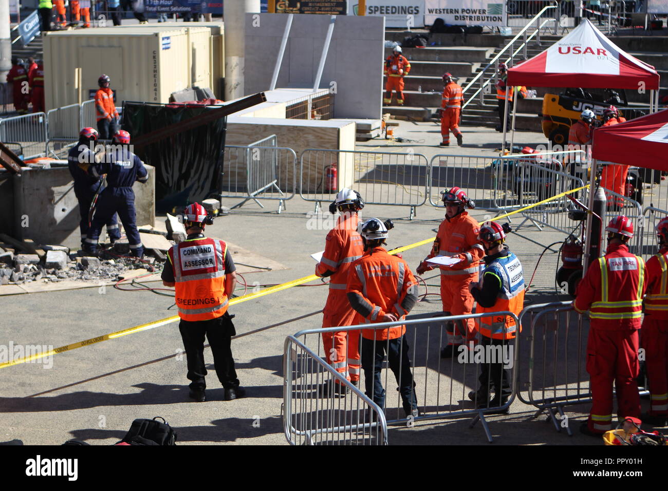 Train crash paramedics police emergency services hi-res stock ...