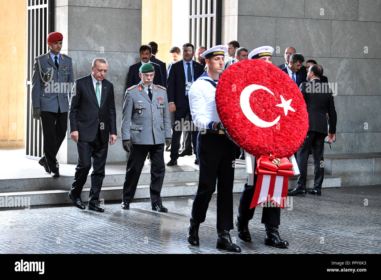 Berlin, Germany. Berlin, Germany. 28th Sep, 2018. Turkish President ...