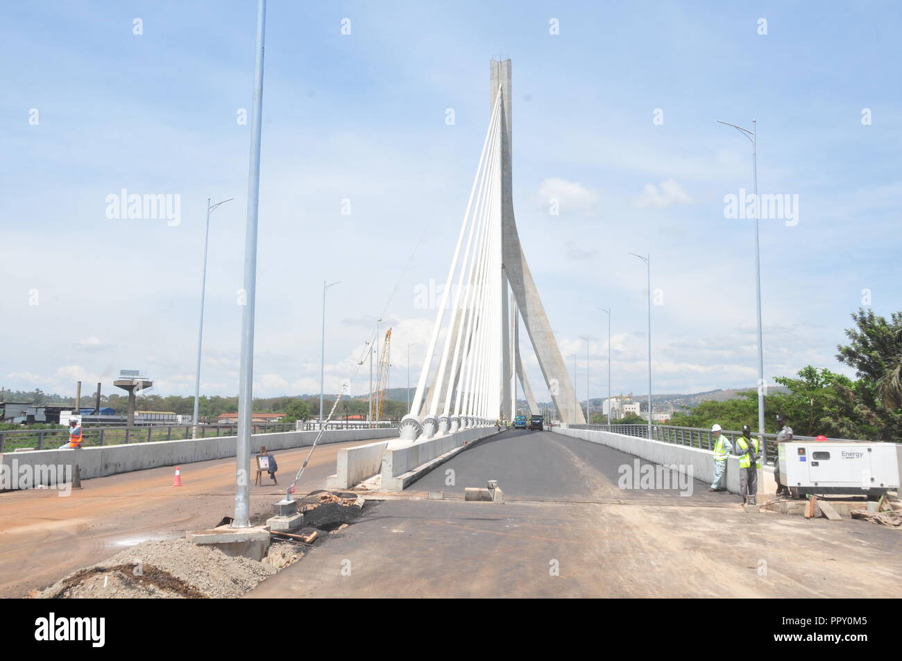 Jinja, Uganda. 28th, September, 2018. Construction of the New Nile ...