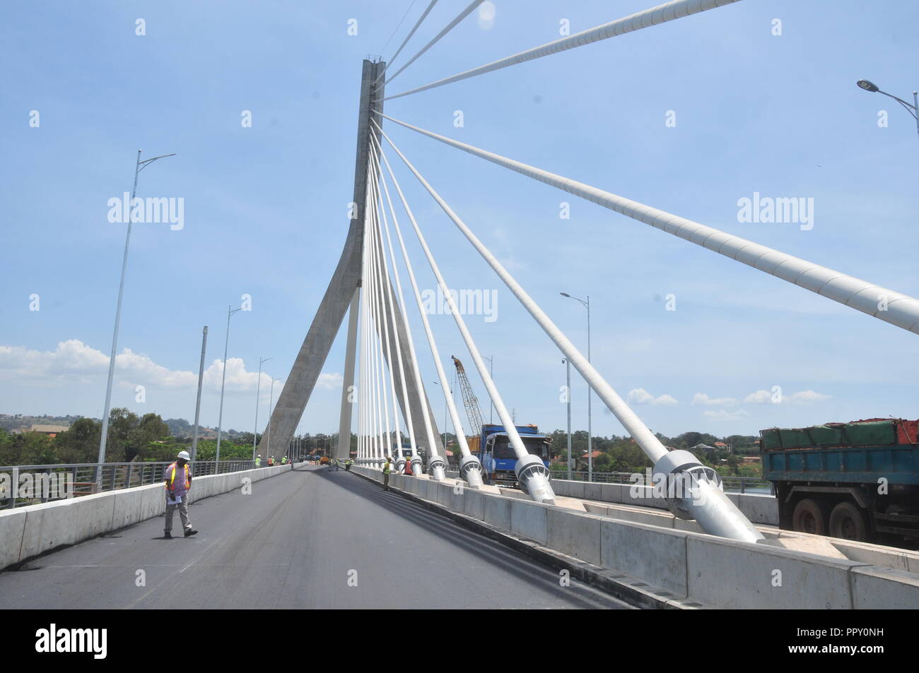Jinja, Uganda. 28th, September, 2018. Construction of the New Nile ...