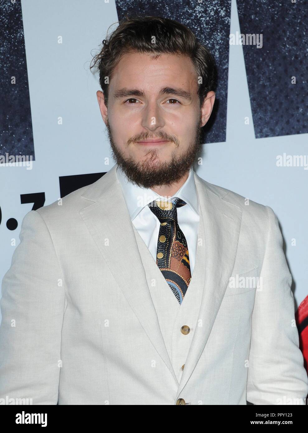 Callan McAuliffe at arrivals for THE WALKING DEAD SEASON 9 Premiere ...