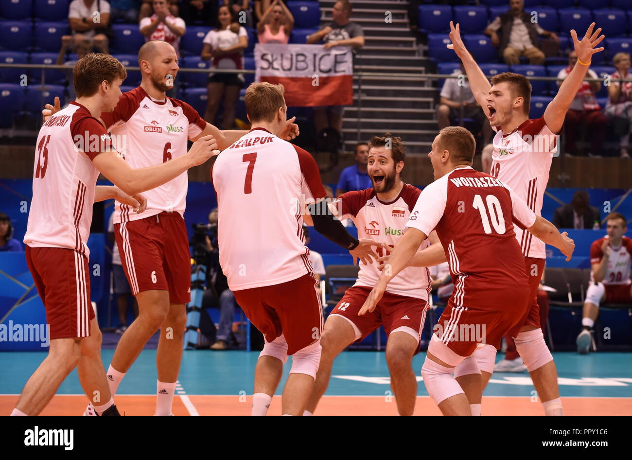 BARTOSZ KUREK GRZEGORZ LOMACZ BARTOSZ KWOLEK 2018 FIVB Volleyball Men's World Championship ...