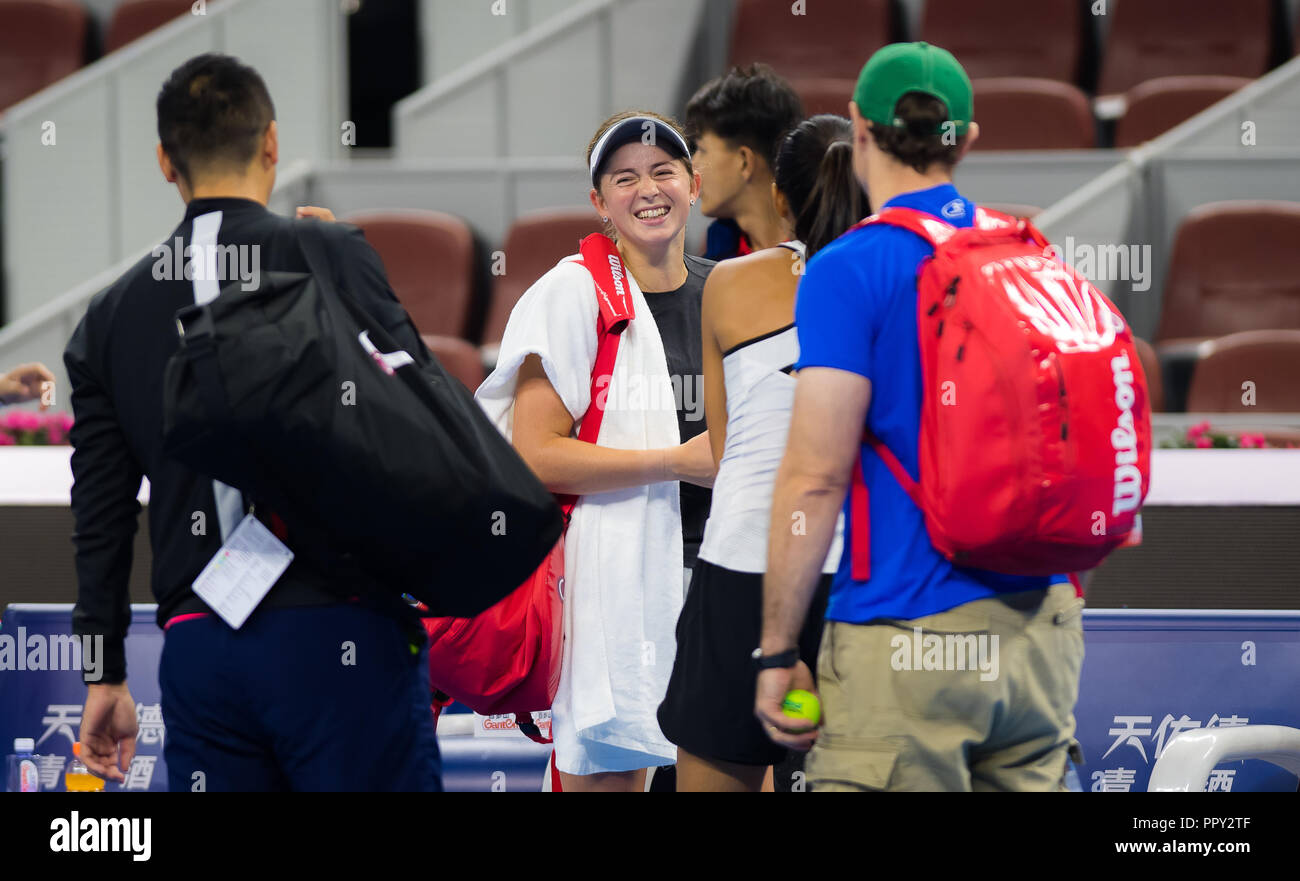 Jelena ostapenko practice hi-res stock photography and images - Alamy